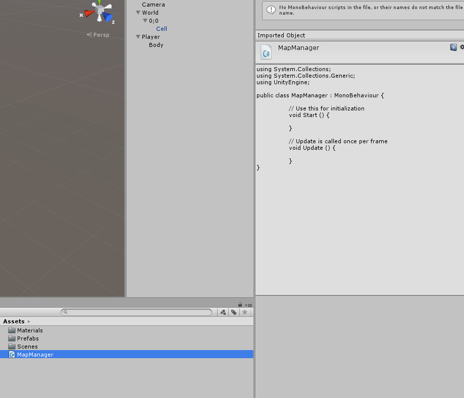 Résolu Unity No Monobehaviour Scripts In The File Par Lyght Page 1 Openclassrooms 